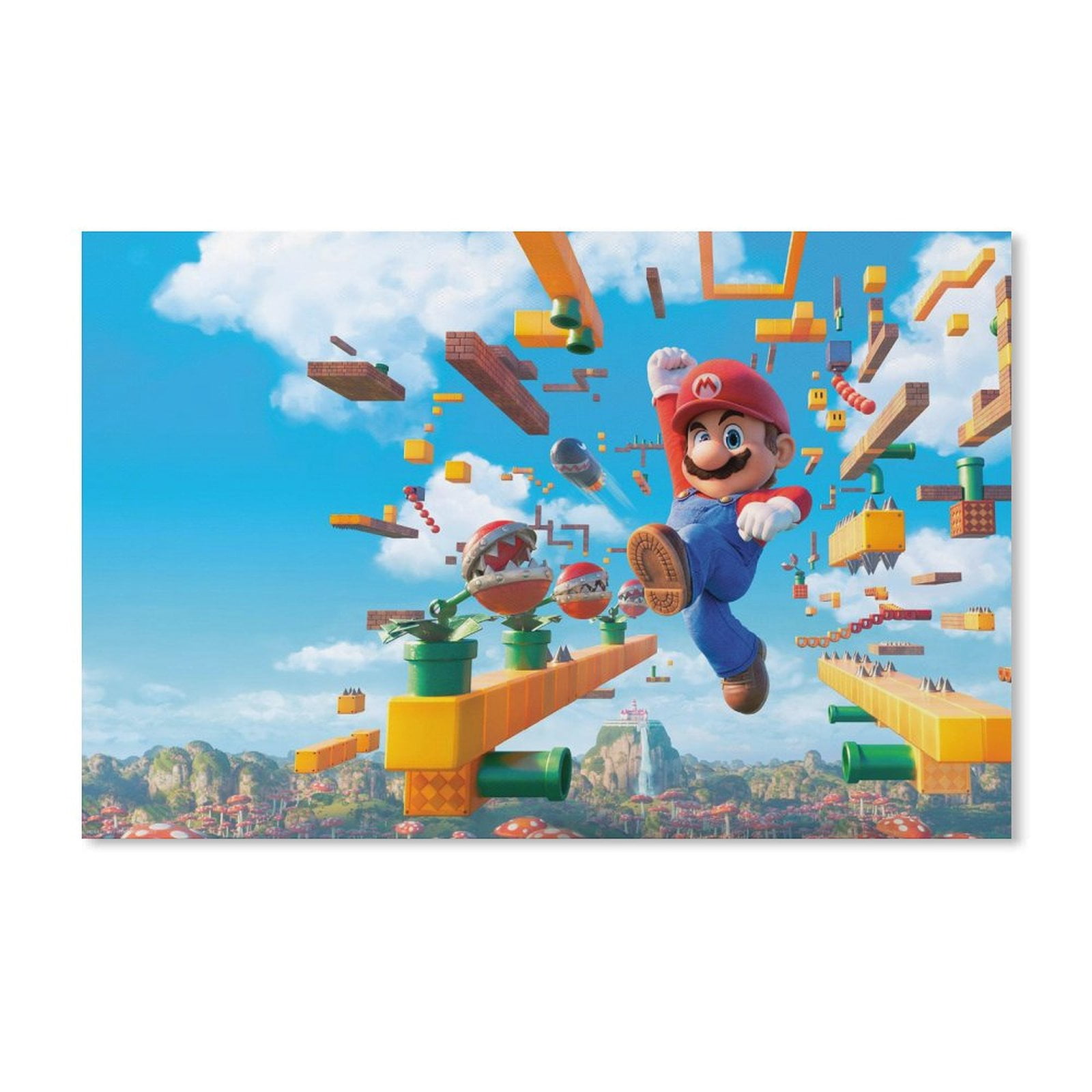 Super Mario Bros. Movie Decorative Painting Canvas Wall Poster Art ...