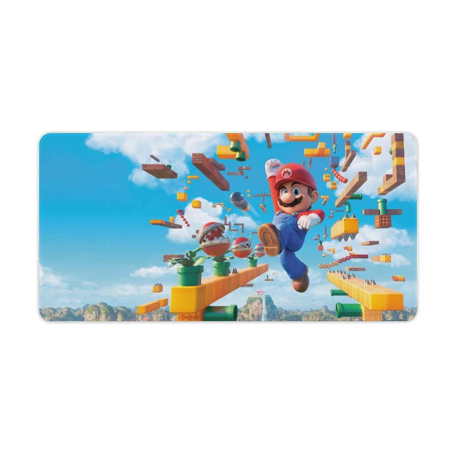 Super Mario Bros. Movie Extended Gaming Mouse Pad No-sliped Large Desk ...
