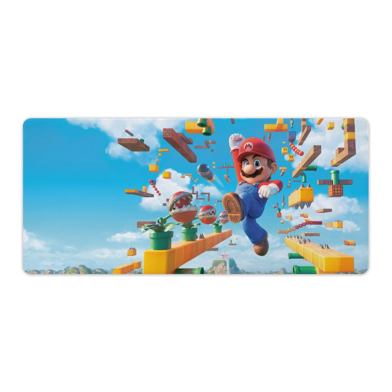 Super Mario Bros. Movie Extended Gaming Mouse Pad No-sliped Large Desk ...