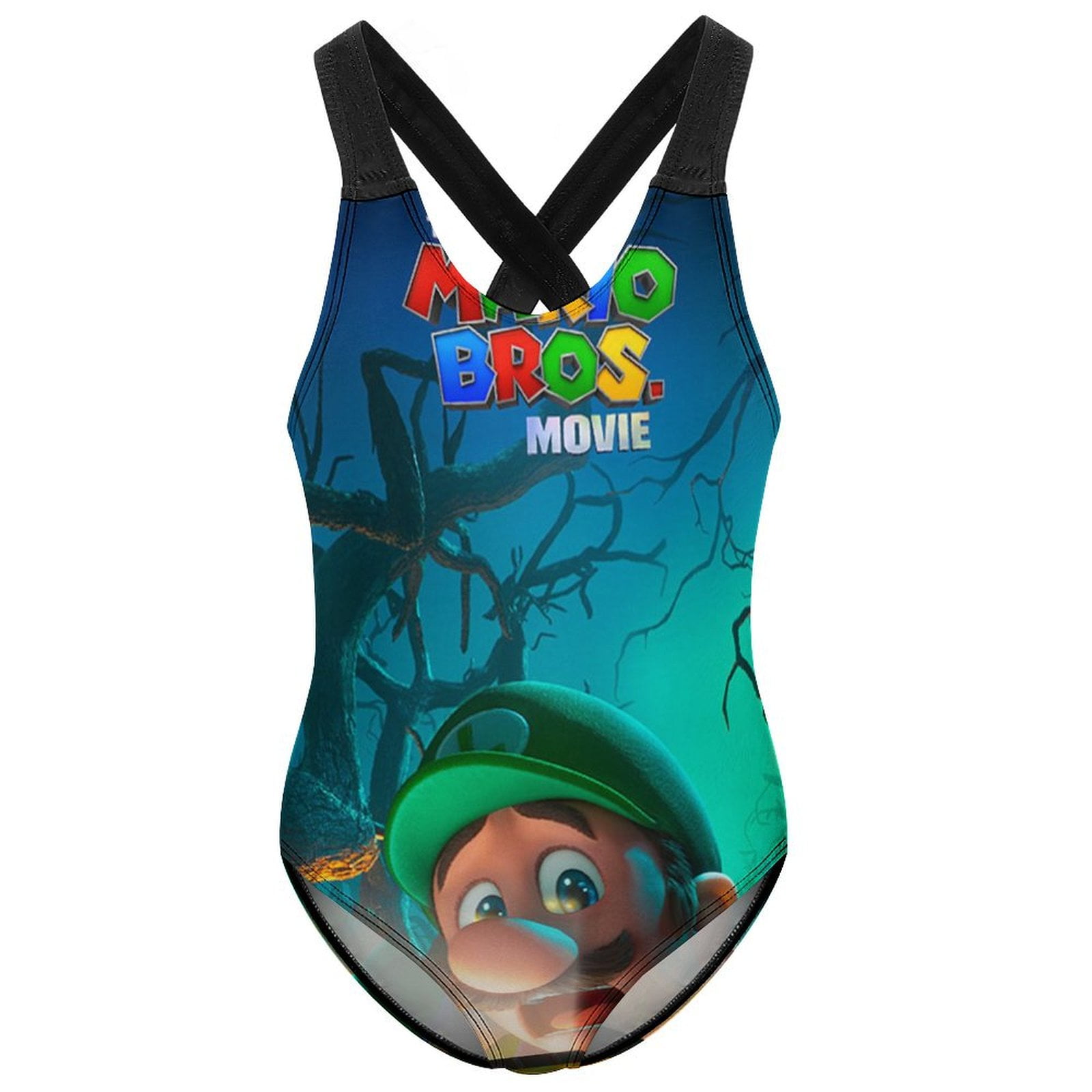 Super Mario Bros. Movie Girl's One-piece Swimsuit Summer Children's ...