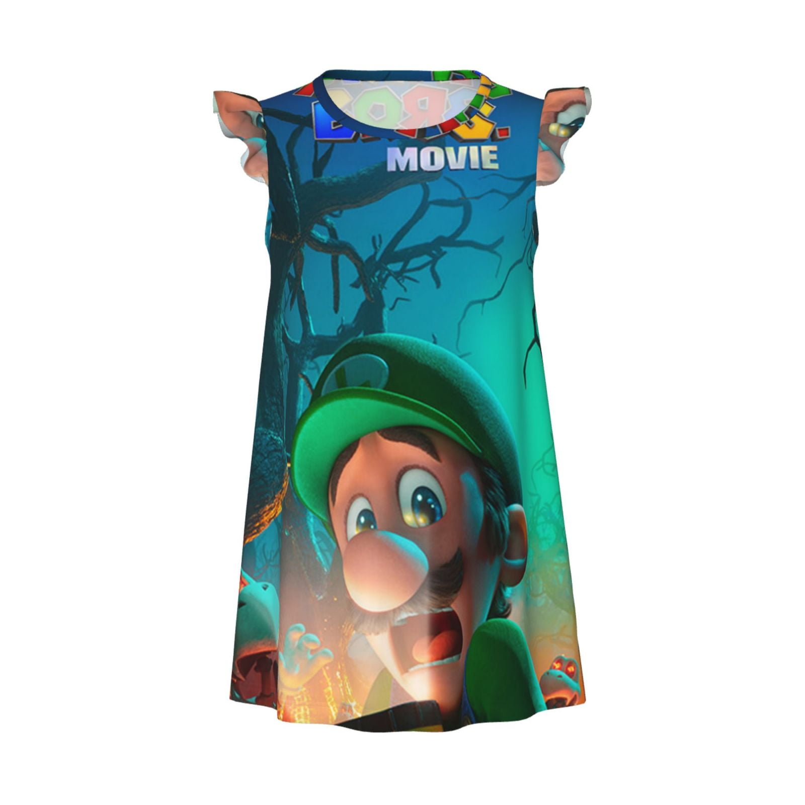 Super Mario Bros. Movie Girls Nightgowns Pajamas Dress Summer Soft ...