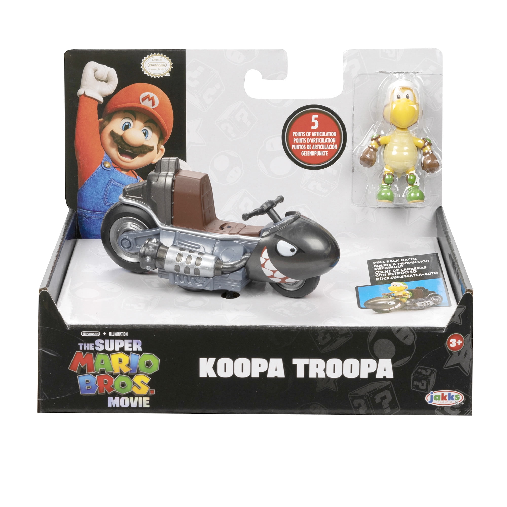 Nintendo Super Mario Bros Movie Character Toy: Koopa Troopa 2.5 inch ...