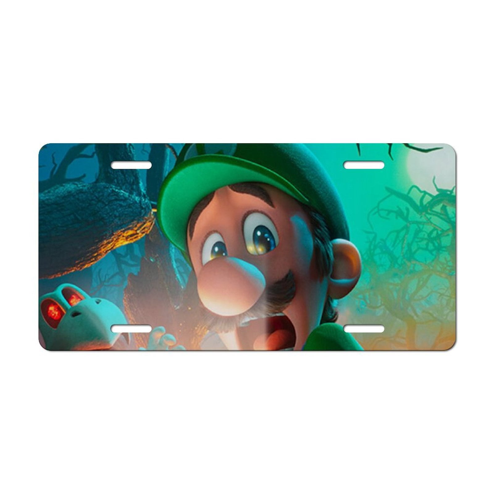 Super Mario Bros. Movie License Plate Cover Aluminum For Various Car ...