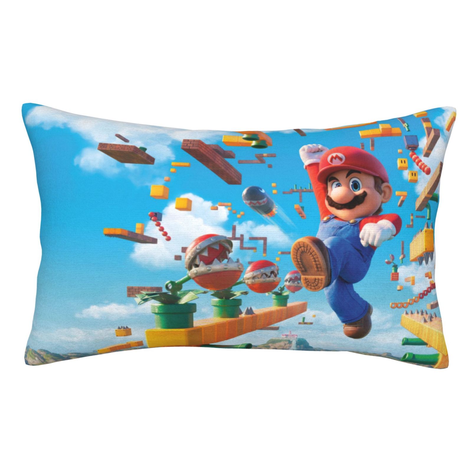 Super Mario Bros. Movie Pillowcase Decor Cushion Pillow Covers With ...