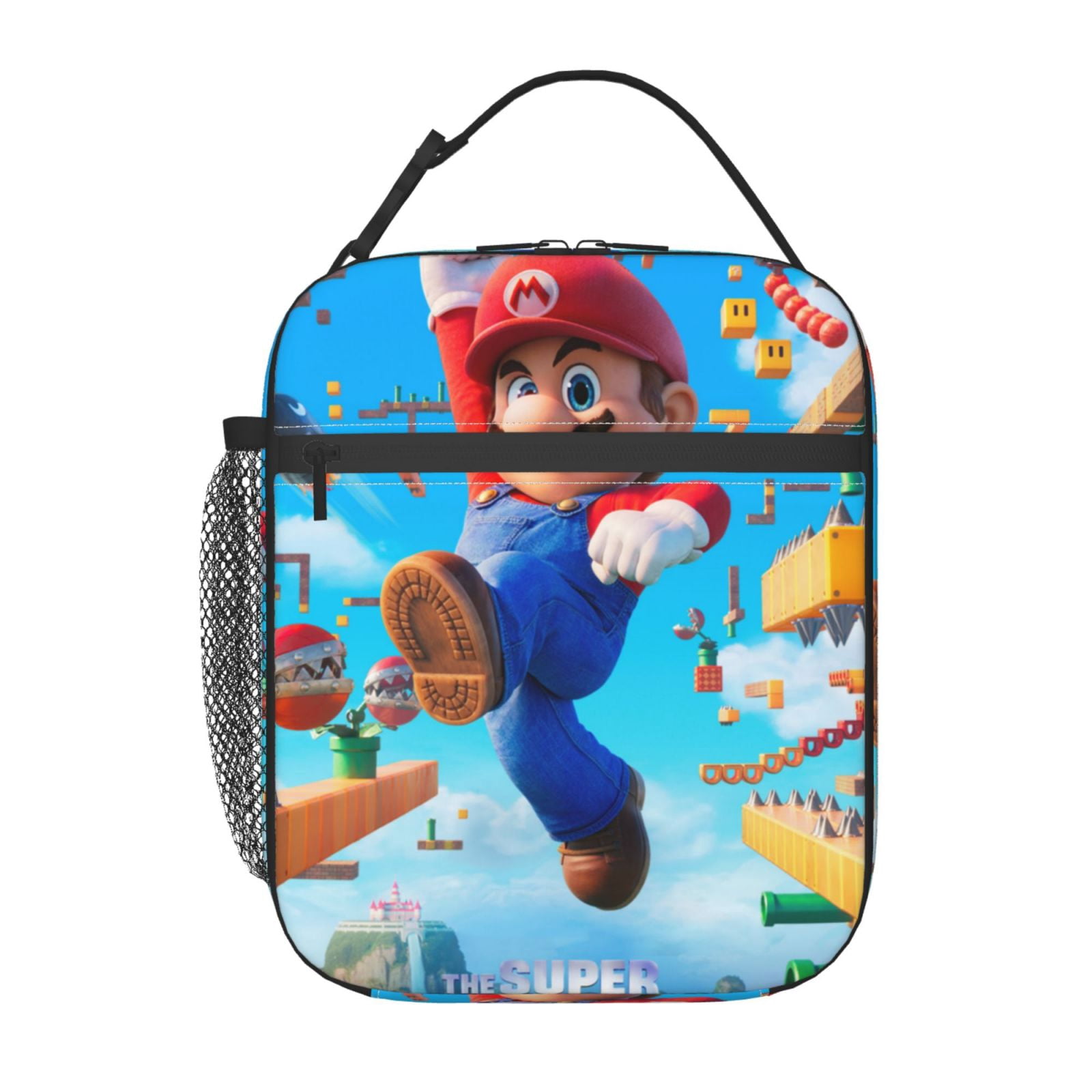 Super Mario Bros. Movie Portable Insulated Lunch Bag Tote Bento Bag ...