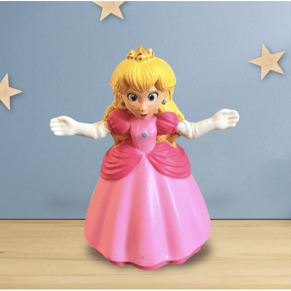 Super Mario Bros Movie Spinning Princess Peach Toy Figure 2022 3" cake ...