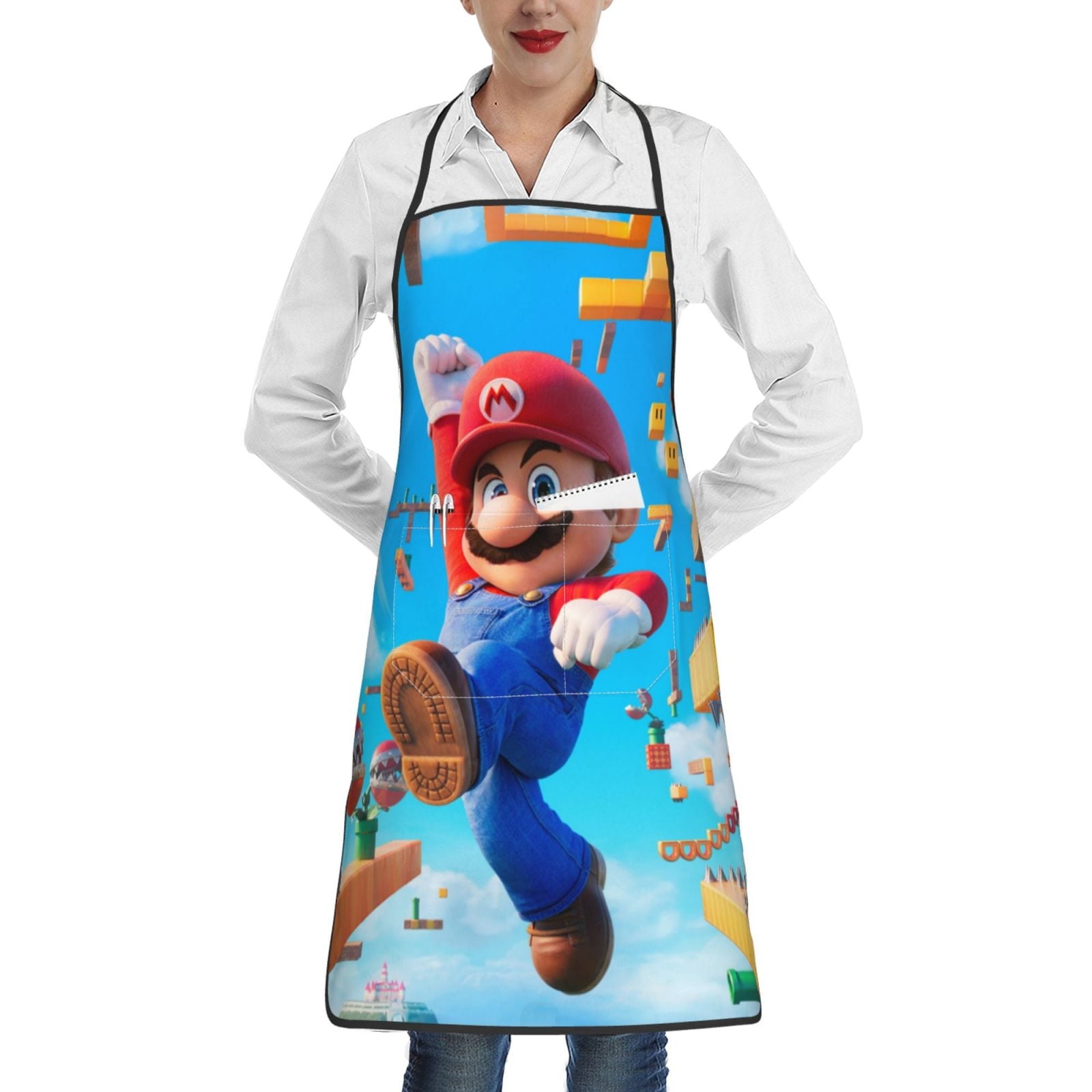 Super Mario Bros. Movie Waterproof Apron Home Decor Kitchen Fashion ...
