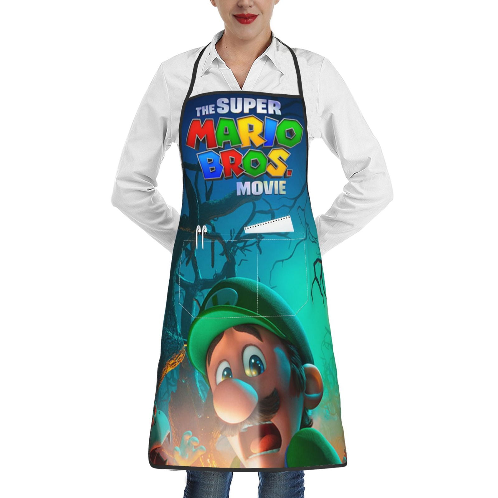 Super Mario Bros. Movie Waterproof Apron Home Decor Kitchen Fashion ...