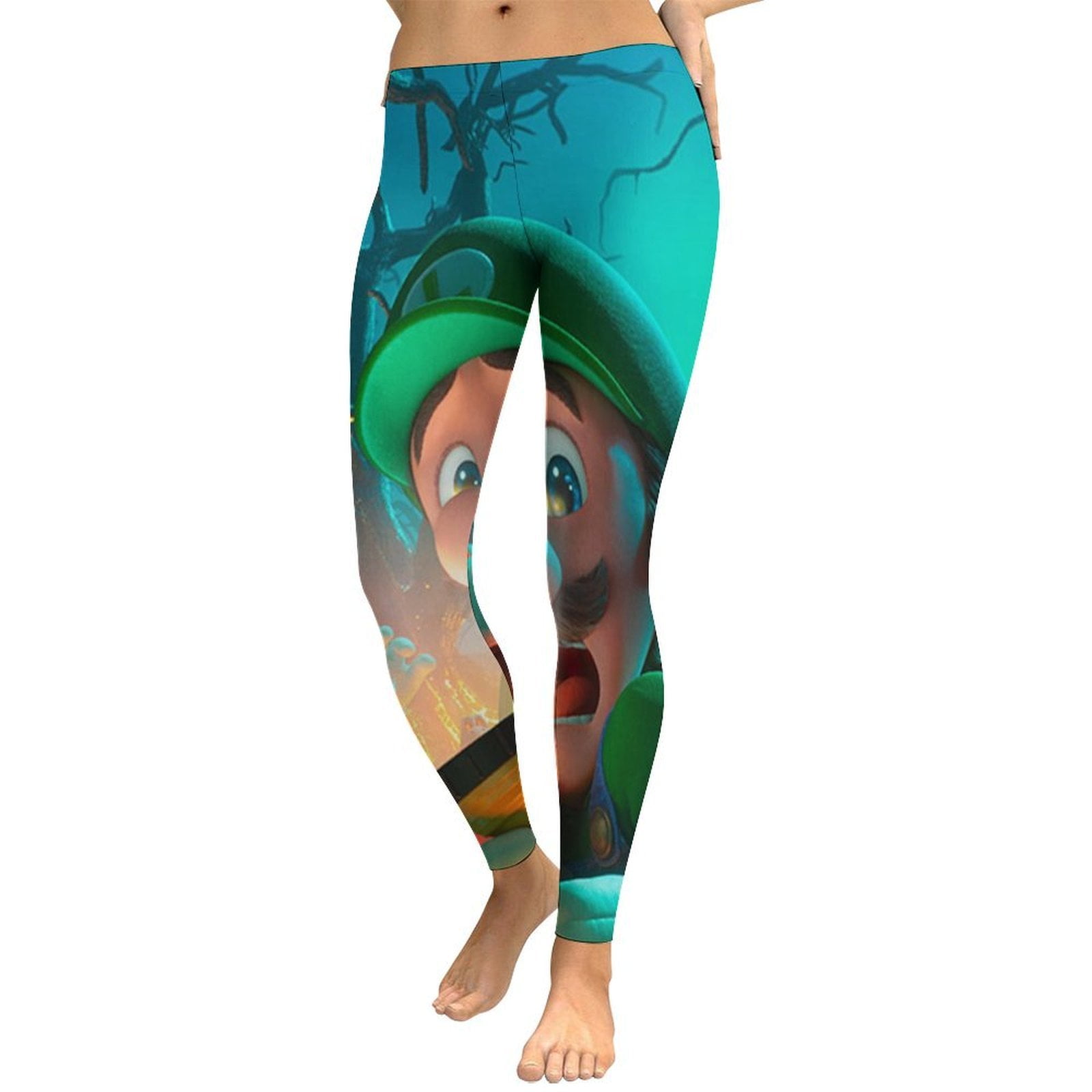 Super Mario Bros. Movie Women's Yoga Pants High Waisted Tummy Control ...