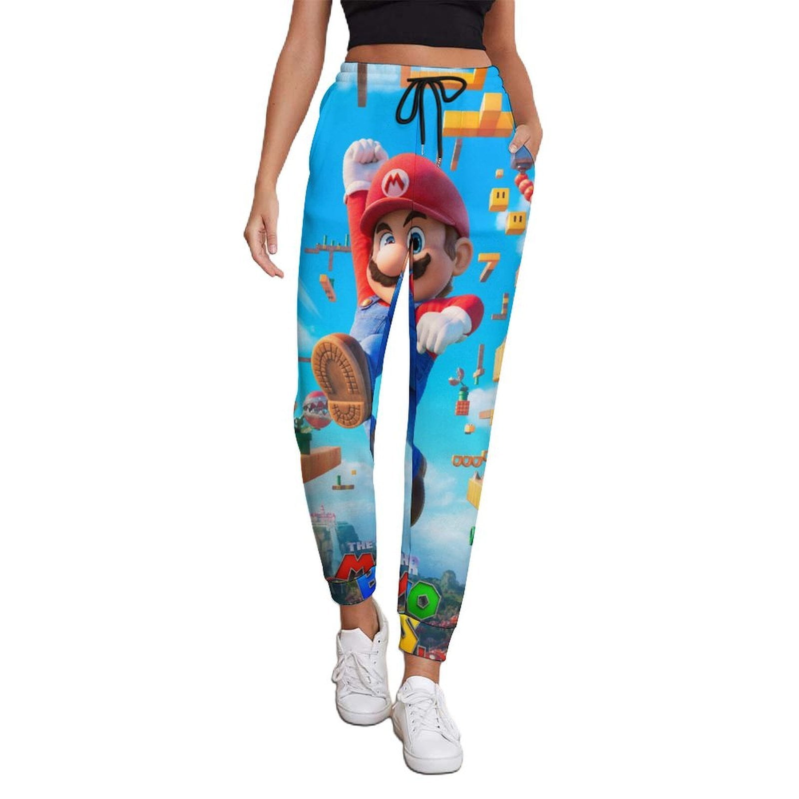 Super Mario Bros. Movie Womens Sweatpants Joggers Pants Trousers 3D ...