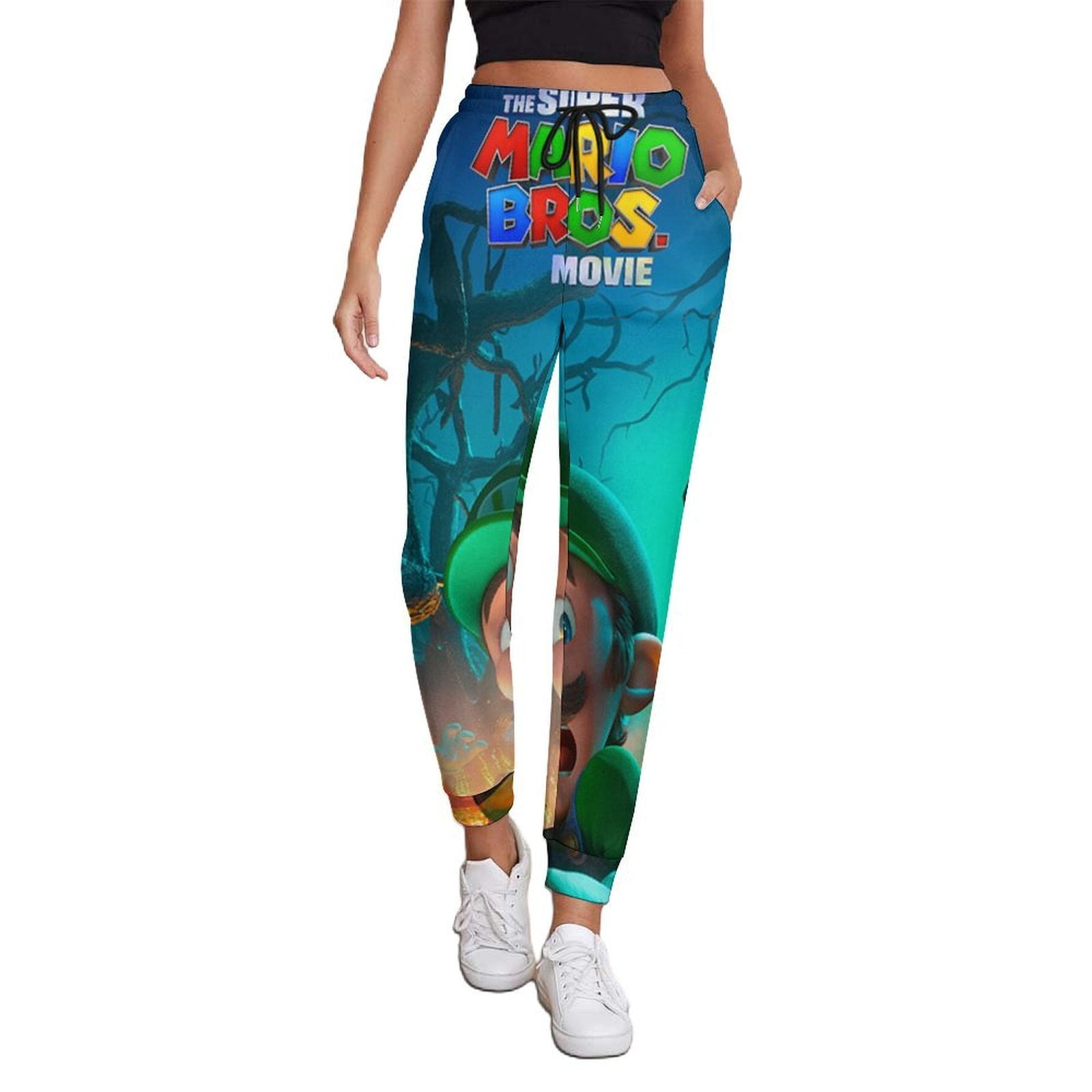 Super Mario Bros. Movie Womens Sweatpants Joggers Pants Trousers 3D ...