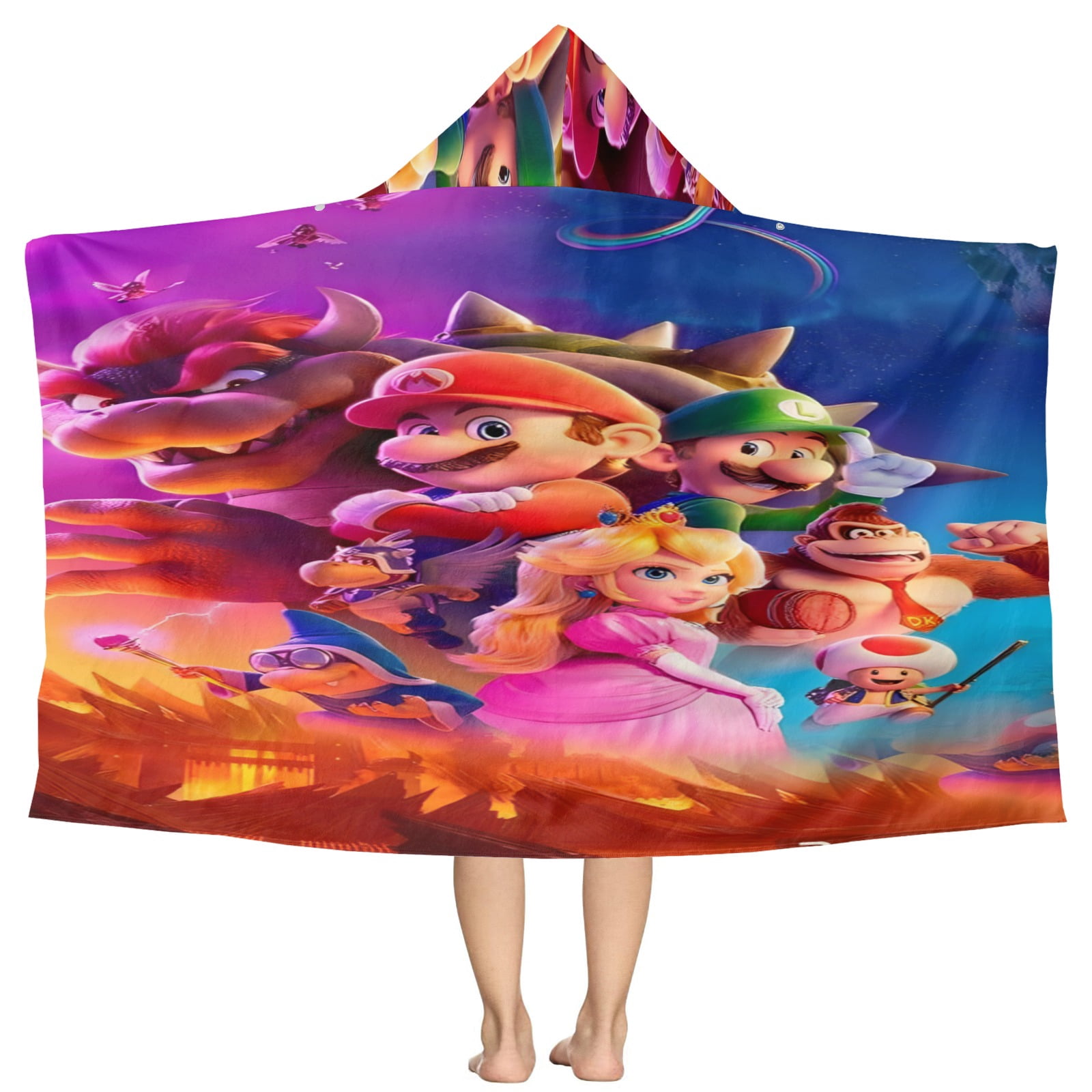 The Super Mario Bros. Movie beach Cape Towel: A versatile, soft, and ...