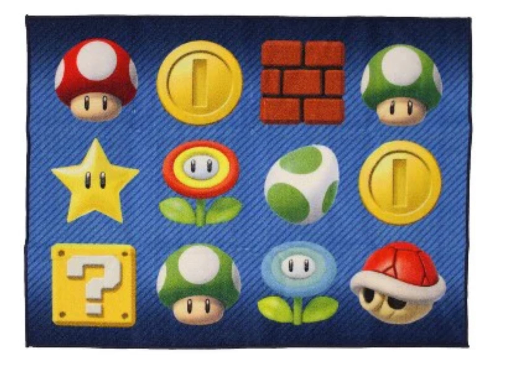 Super Mario Bros Non Slip Area rug Kids Room Decor 40"x54" - Walmart.com