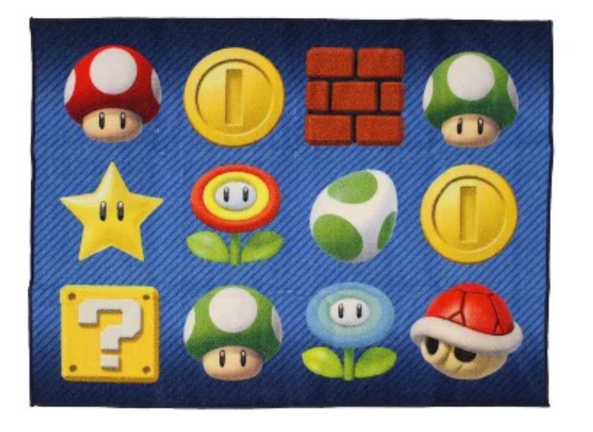 Super Mario Bros Non Slip Area rug Kids Room Decor 40"x54" - Walmart.com