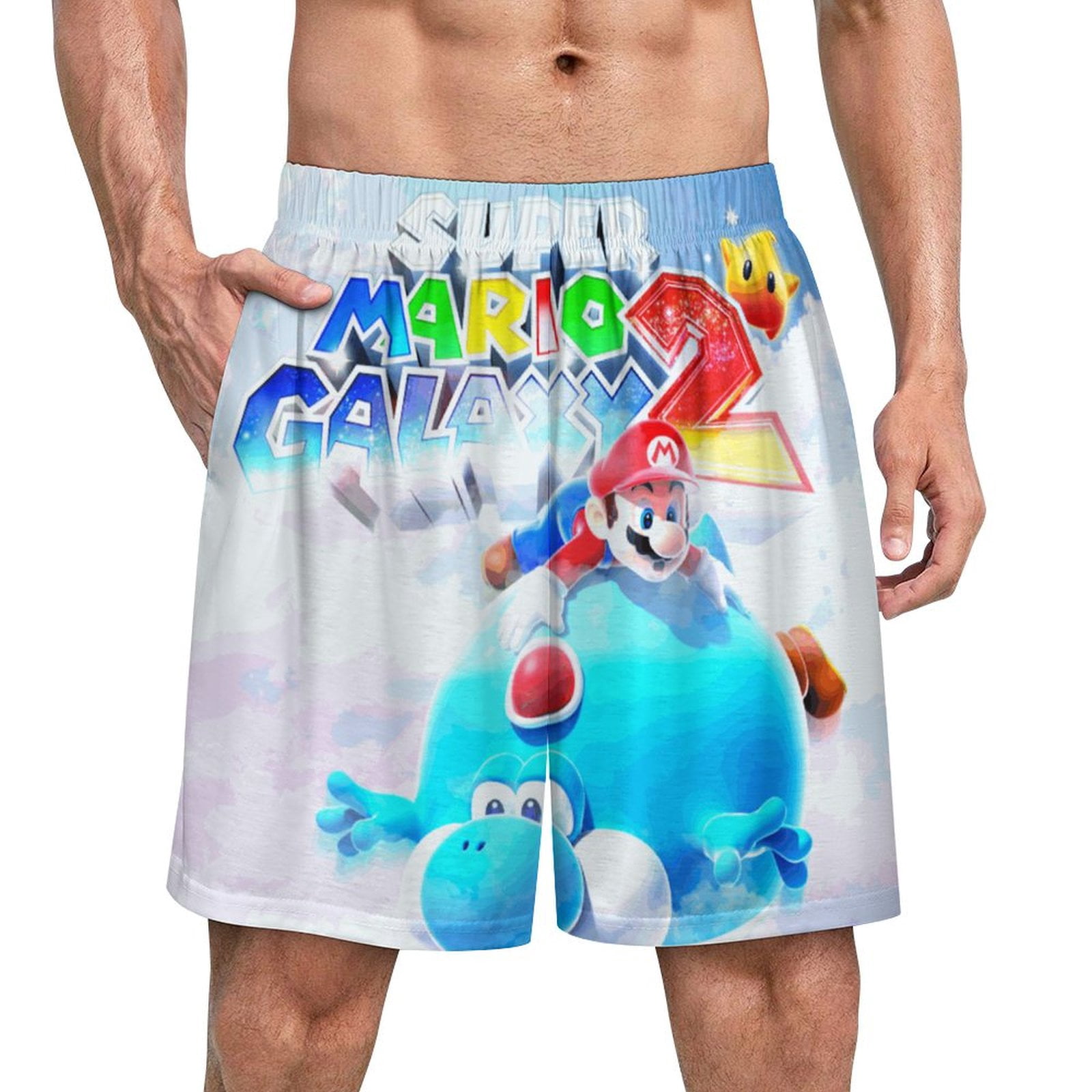 Super Mario Bros Pajama Pants For Men Lounge Shorts Bottoms Sleepwear ...