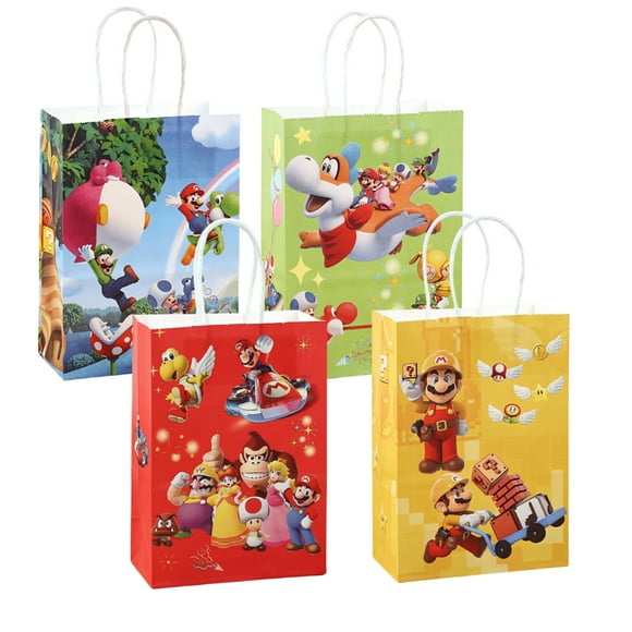 Super Mario Birthday Gift Bags