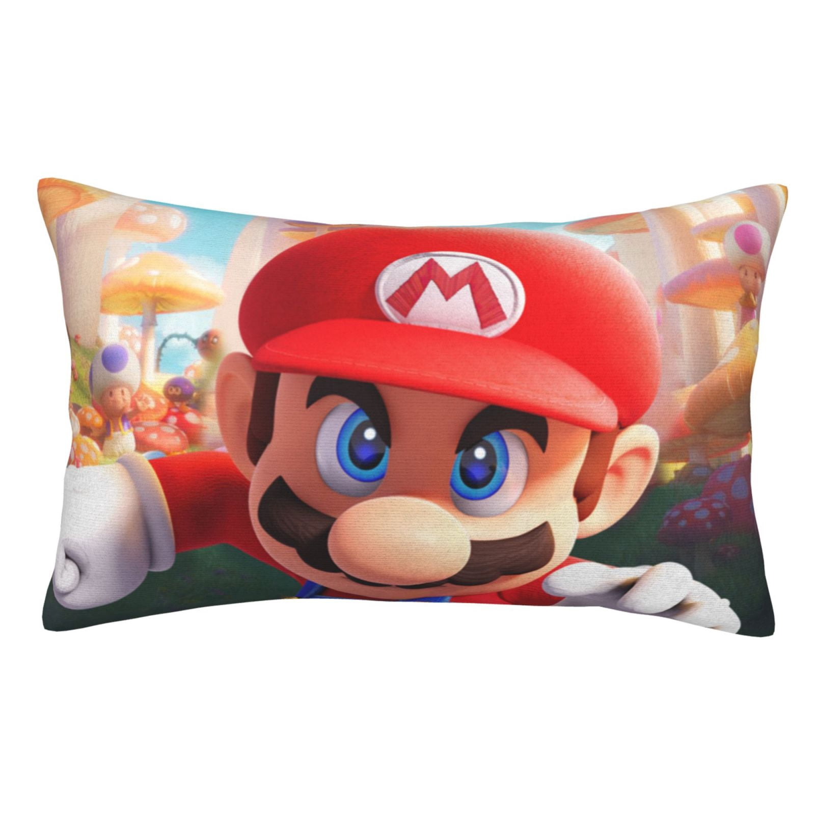 Super Mario Bros. Pillowcase Decor Cushion Pillow Covers With Hidden ...