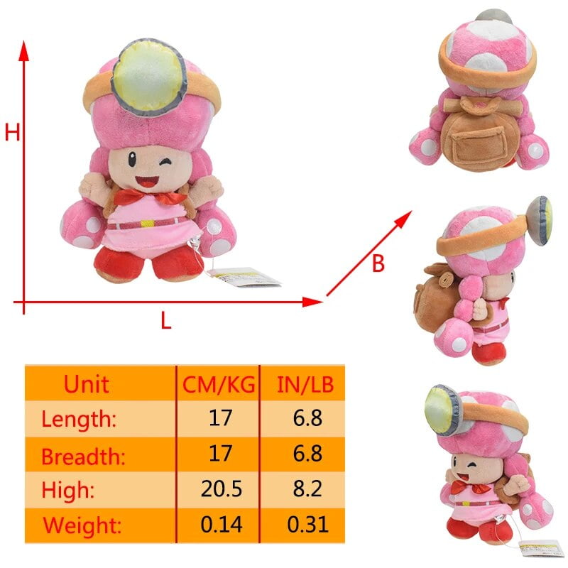Super Mario Bros Plush Dolls Anime Game Character Red Green Toad ...
