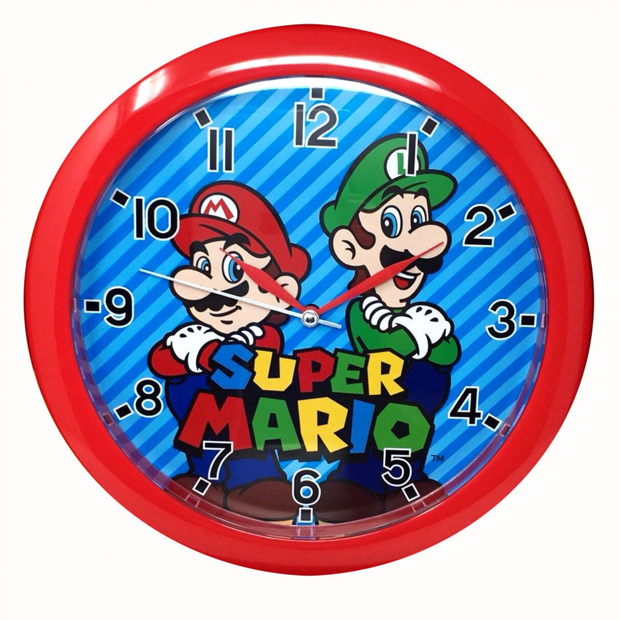 Super Mario Bros. Brothers Side by Side 10 Wall Clock for Home Decor ...