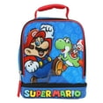 Nintendo's Super Mario Bros. Kids Insulated Double Compartment Lunch ...
