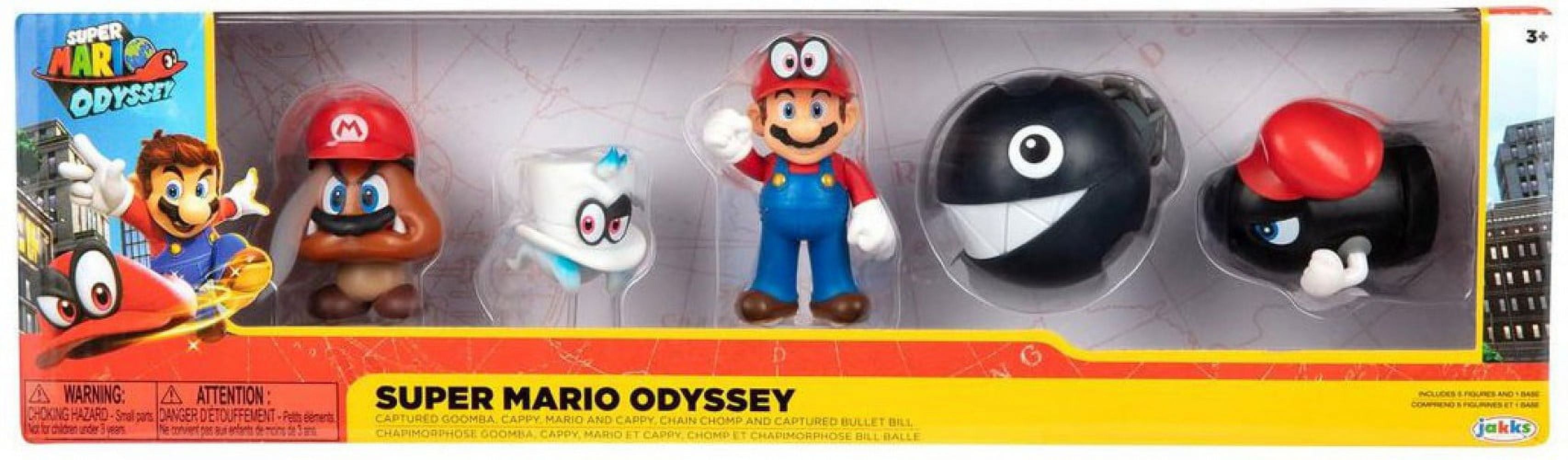 Nintendo Super Mario - Odyssey Goomba, Cappy, Mario, Chain Chomp ...