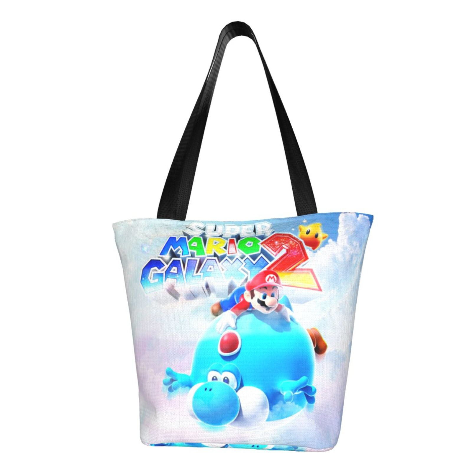 Super Mario Bros Women's Tote Bag Large Capacity Shoulder Handbag For ...