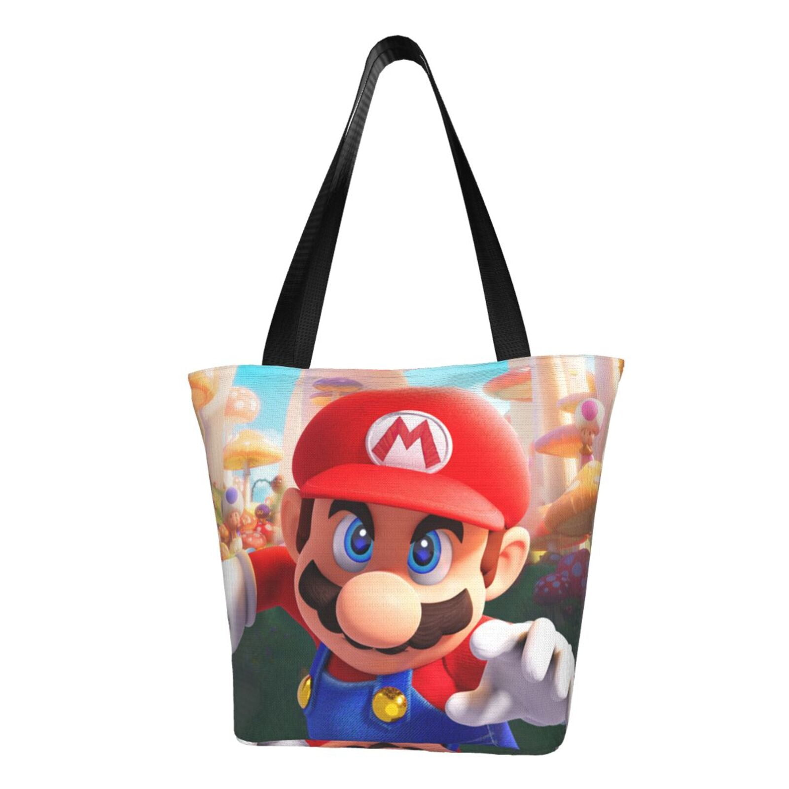 Super Mario Bros. Women's Tote Bag Large Capacity Shoulder Handbag For ...