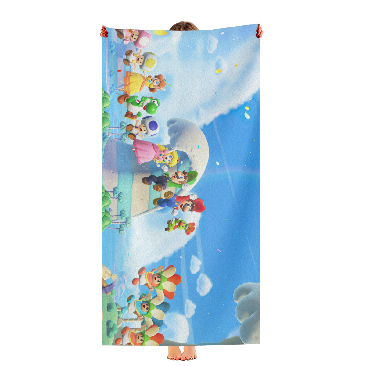 Super Mario Bros Wonder Beach Towel Gift for Boys 30"x60" Quick Drying ...