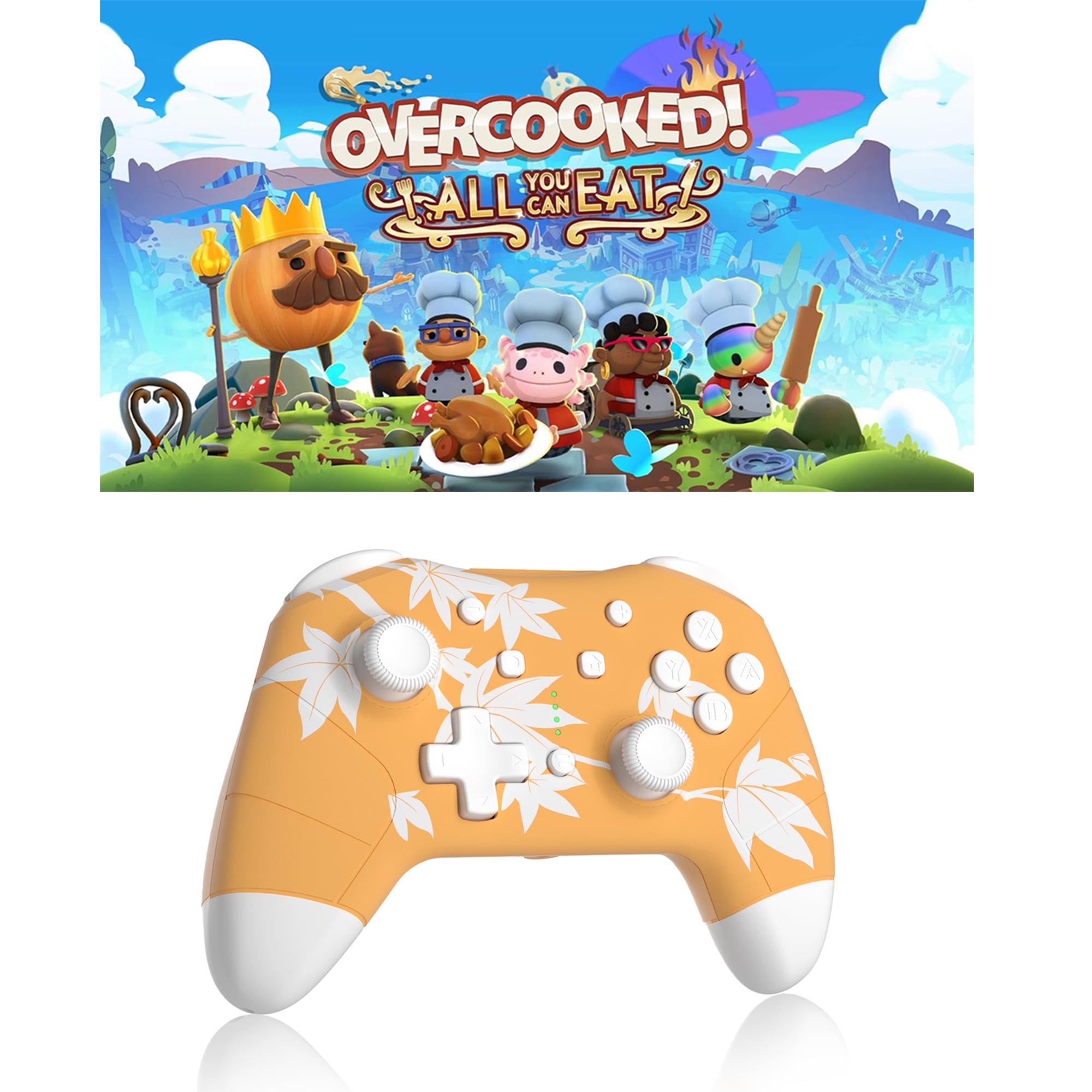 Super Mario Bros.™ Wonder Game Disc and Upgraded Wireless Switch Pro ...