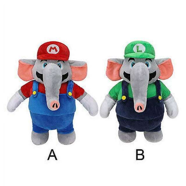 Super Mario Bros 10.5" Elephant Stuffed Plush Doll Toy, Big Buddy by ...