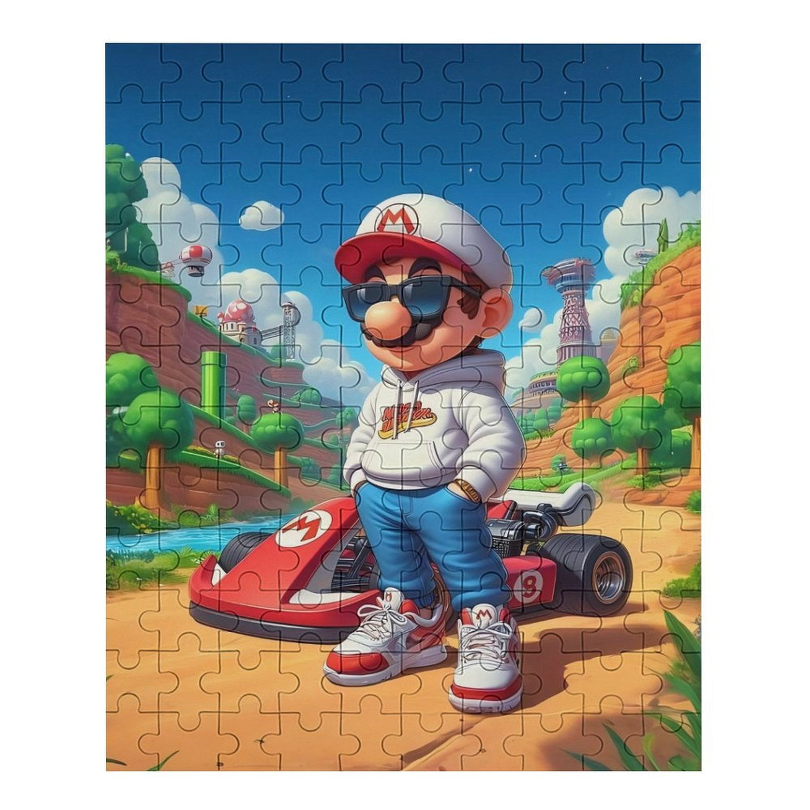 Super Mario Bros Wooden Cartoon Puzzles for Children Children's ...