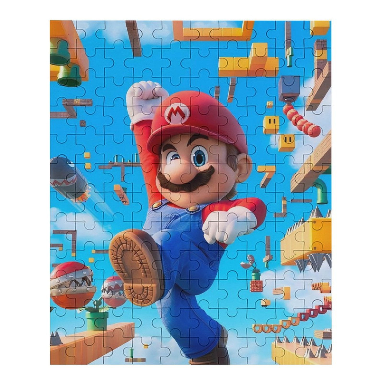 Super Mario Bros Wooden Cartoon Puzzles for Children Children's ...