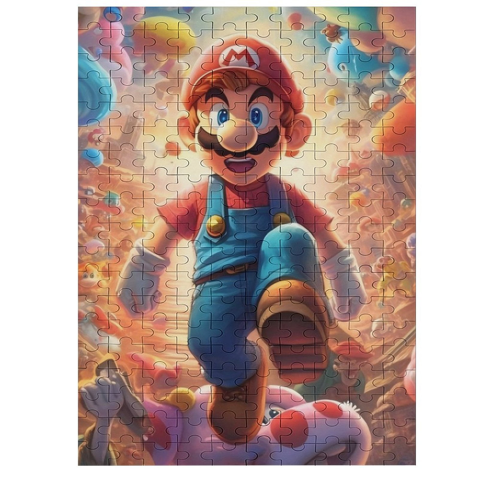 Super Mario Bros Wooden Cartoon Puzzles for Children Children's ...