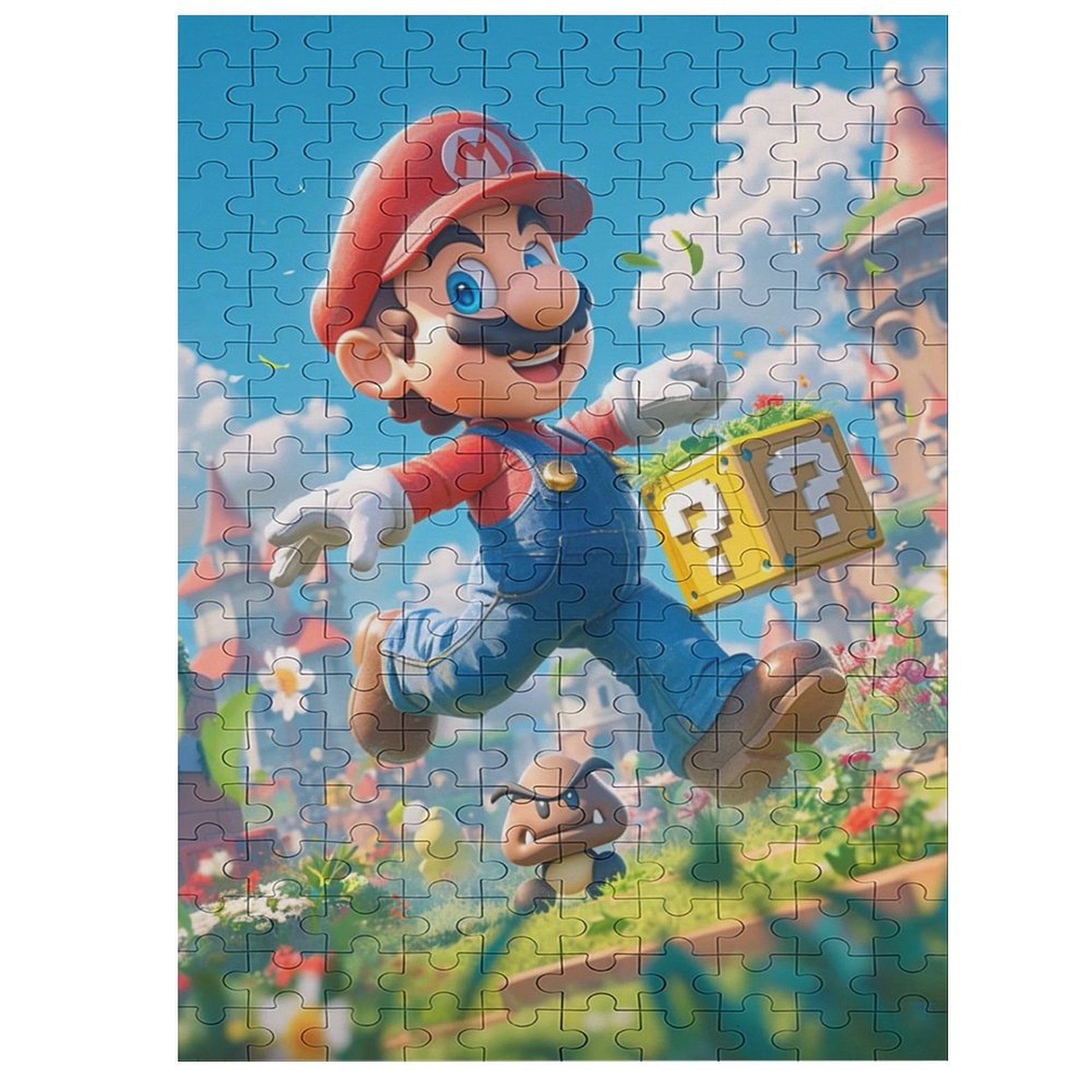 Super Mario Bros Wooden Cartoon Puzzles for Children Children's ...