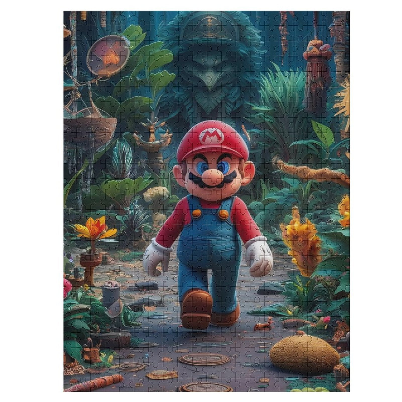 Super Mario Bros Wooden Cartoon Puzzles for Children Children's ...
