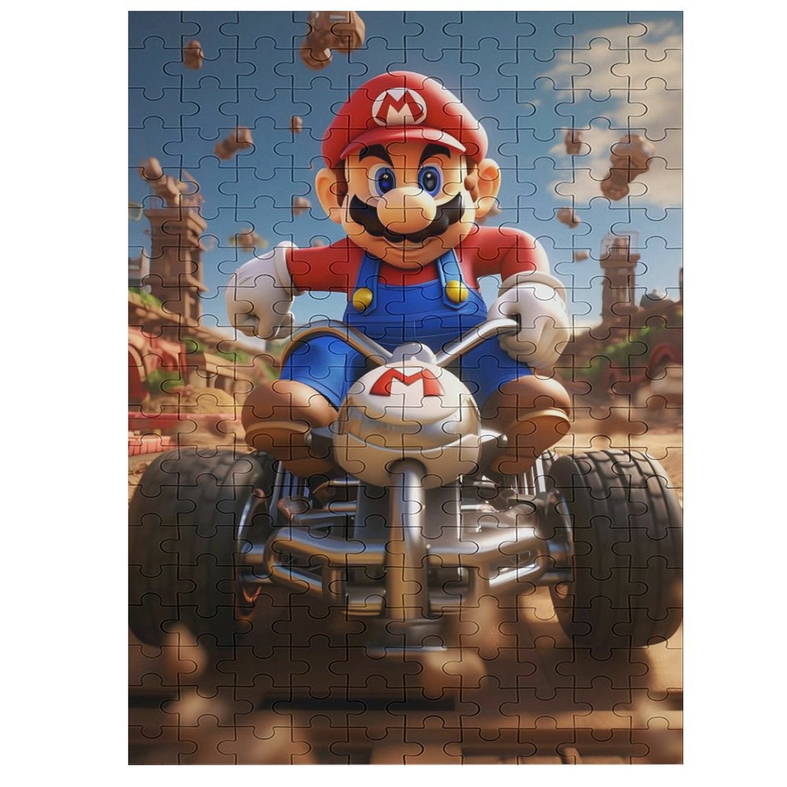 Super Mario Bros Wooden Jigsaw Puzzle Toys Cartoon Jigsaw Puzzles ...