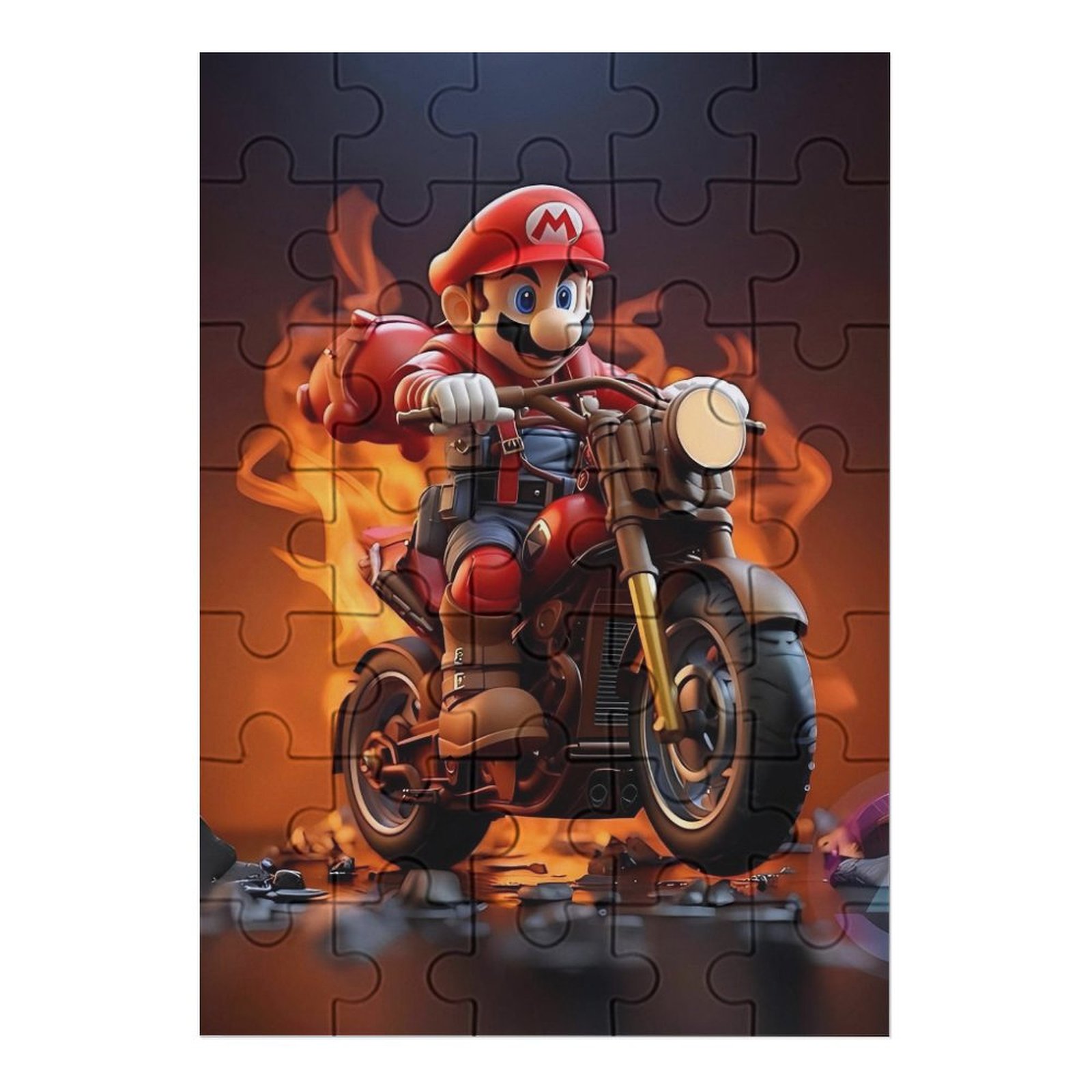 Super Mario Bros Wooden Jigsaw Puzzle Toys Cartoon Jigsaw Puzzles ...