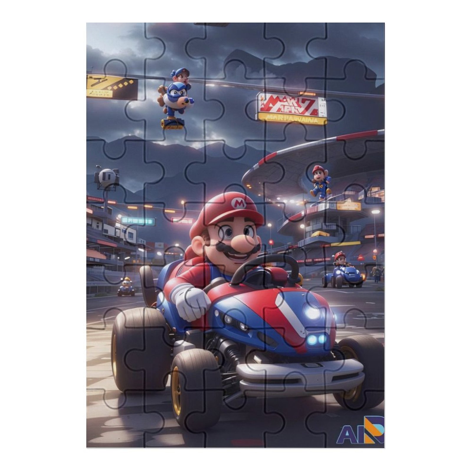 Super Mario Bros Wooden Jigsaw Puzzle Toys Cartoon Jigsaw Puzzles ...
