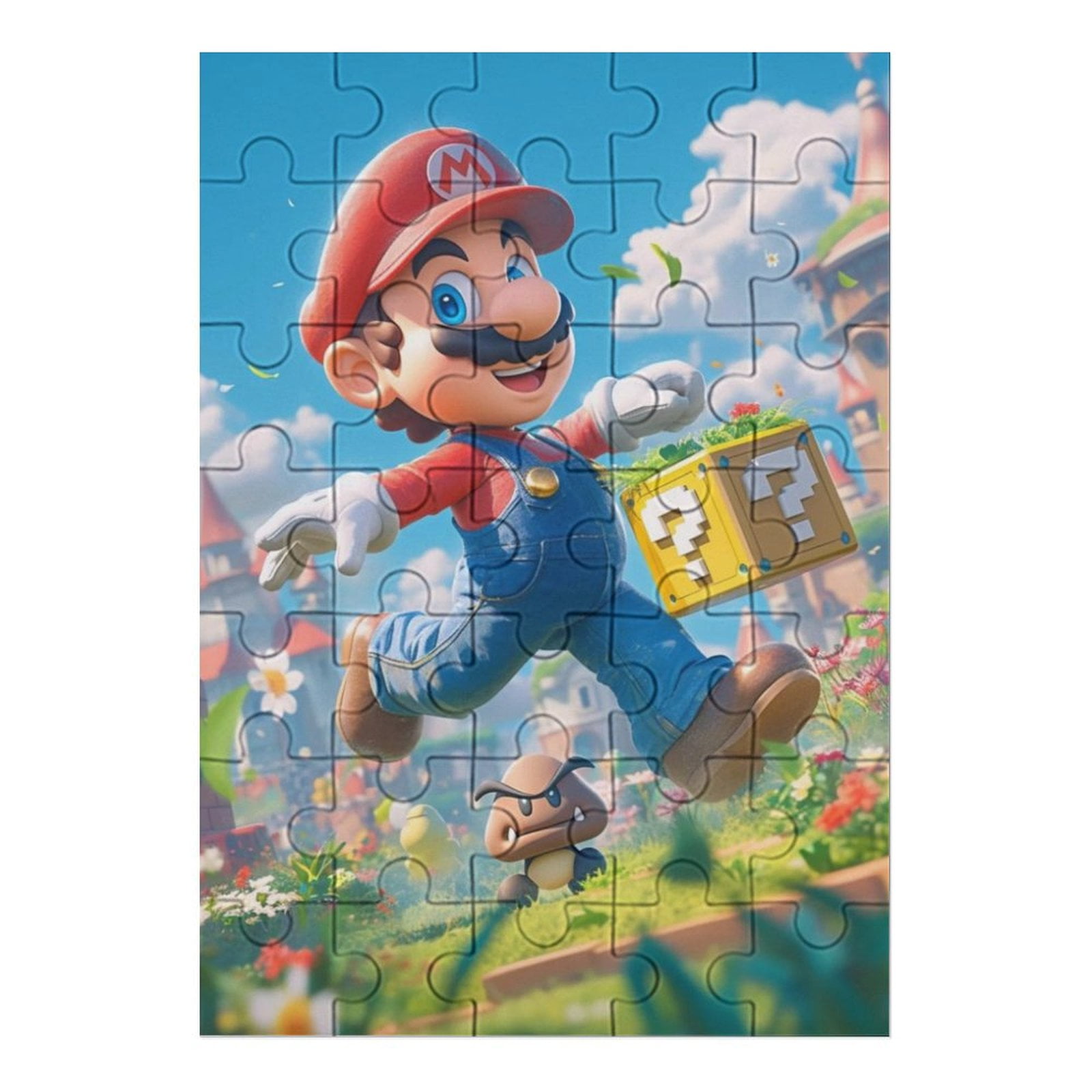 Super Mario Bros Wooden Jigsaw Puzzle Toys Cartoon Jigsaw Puzzles ...