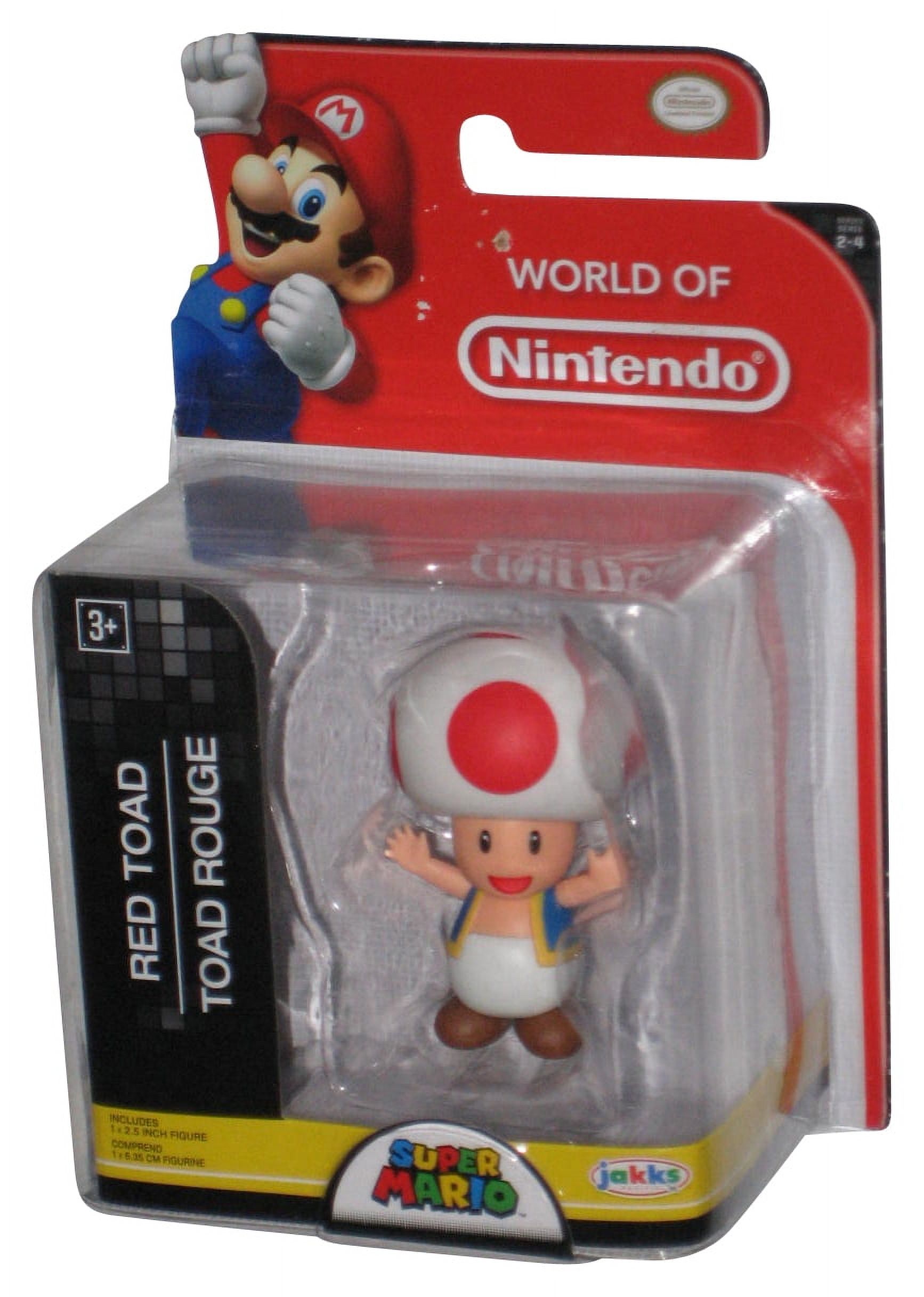 Super Mario Bros. World of Nintendo Red Toad (2016) Jakks Pacific ...