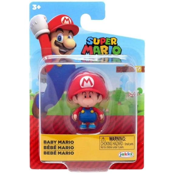 Super Mario Bros.: World of Nintendo Super Mario Baby Mario Mini Figure ...