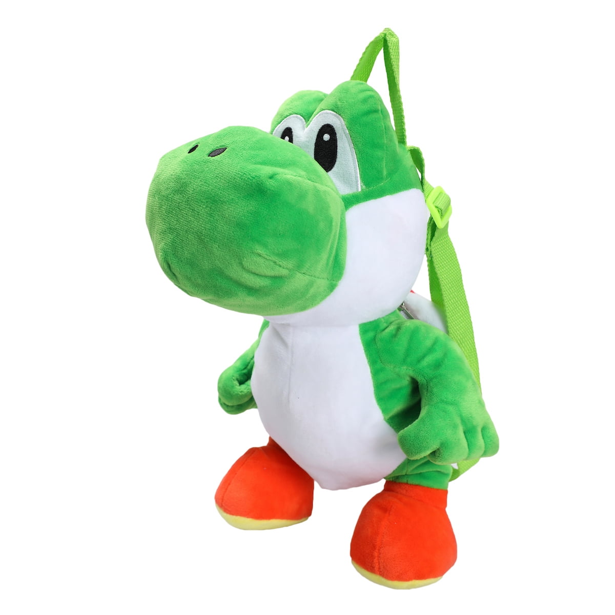 Super Mario Bros Yoshi Plush Backpack, Youth Size, Adjustable Strap ...