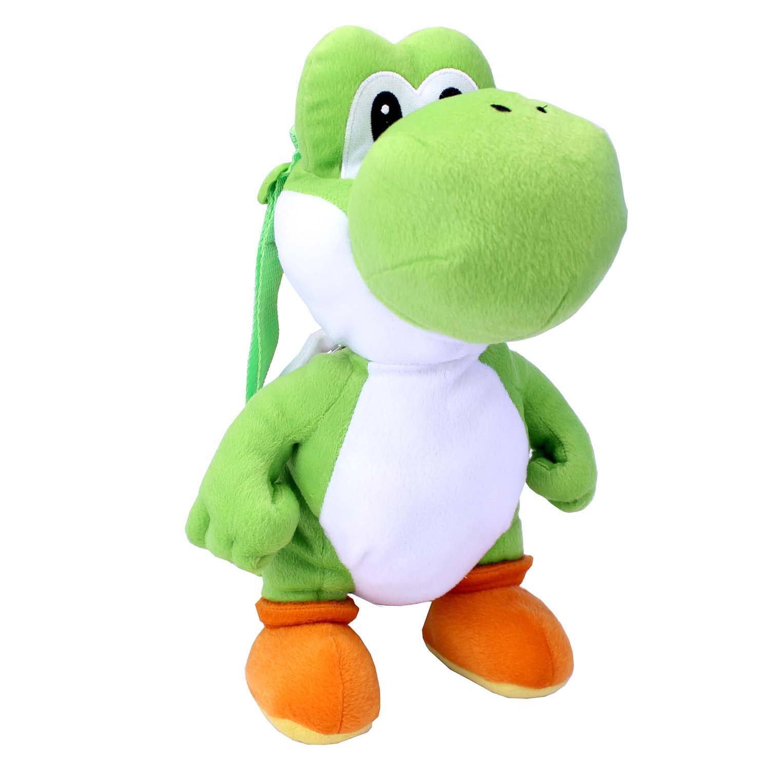 Super Mario Bros. Yoshi Plush Backpack, White and Green - Walmart.com