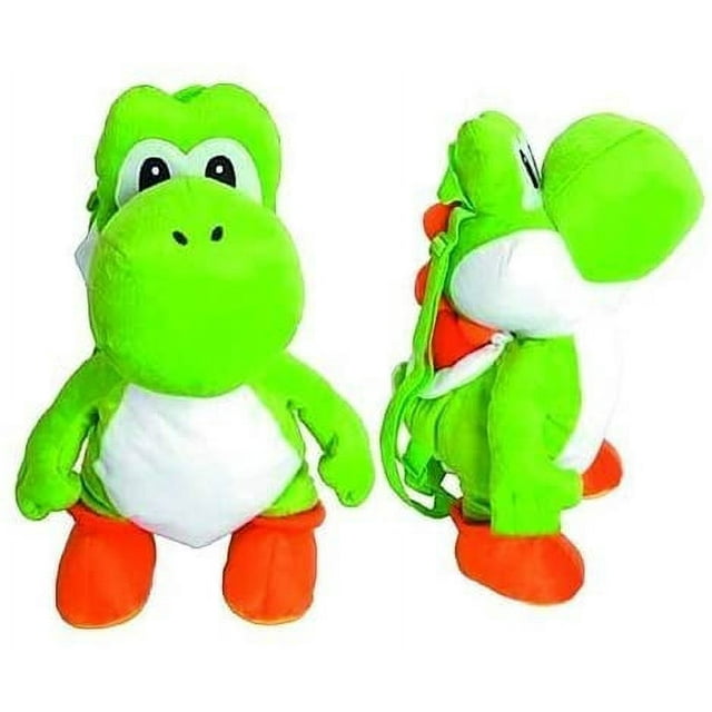 Super Mario Bros Yoshi Plush Backpack - Walmart.com