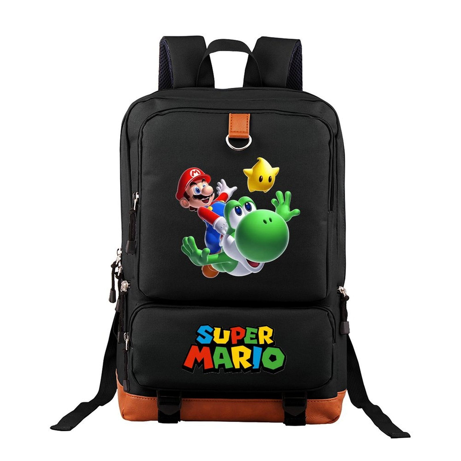 Super Mario Brothers 16" Exploration Backpack 3D Pocket Design ...