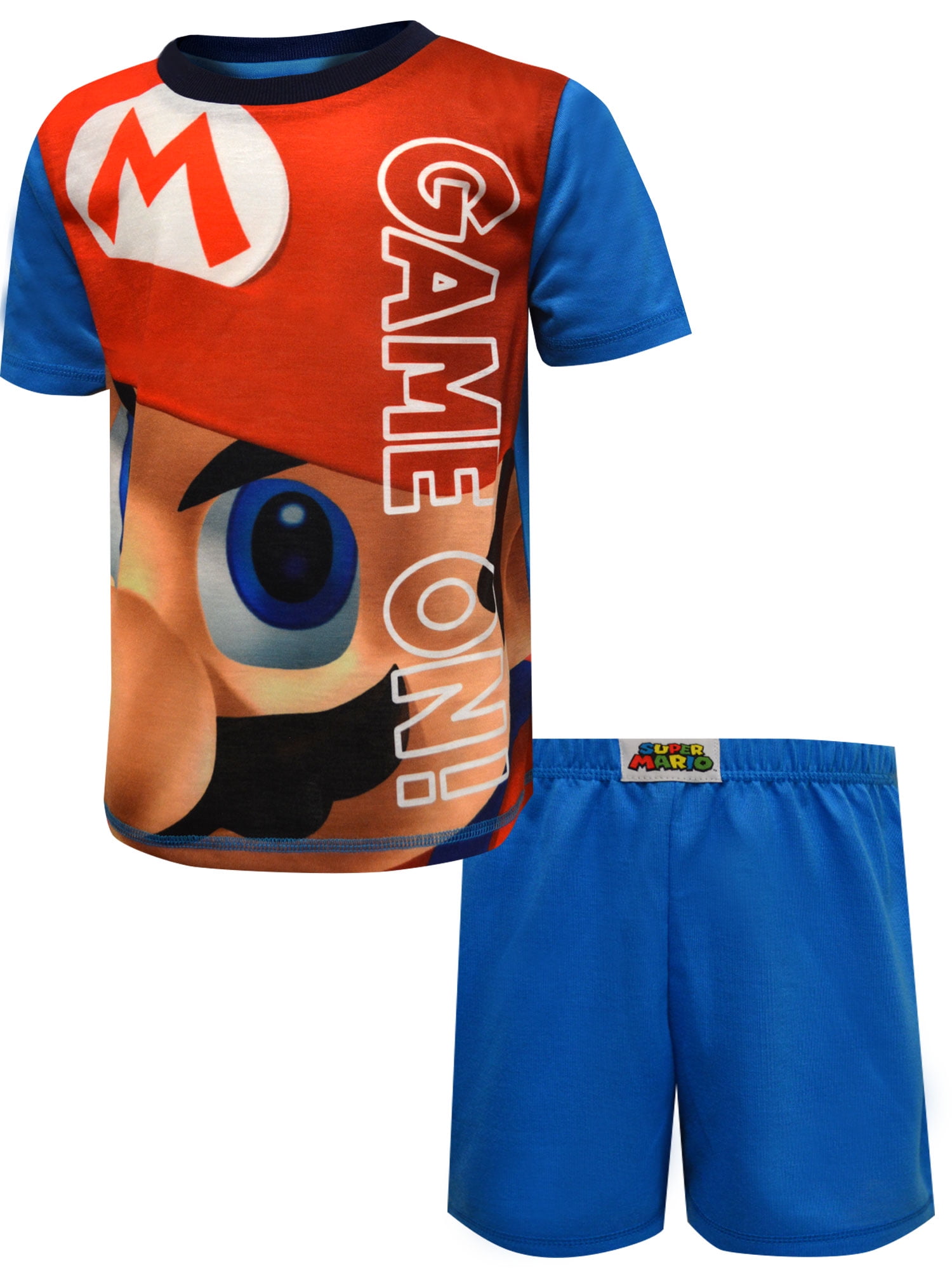 Super Mario Brothers Boys Super Mario Game On Pajamas (4/5) - Walmart ...
