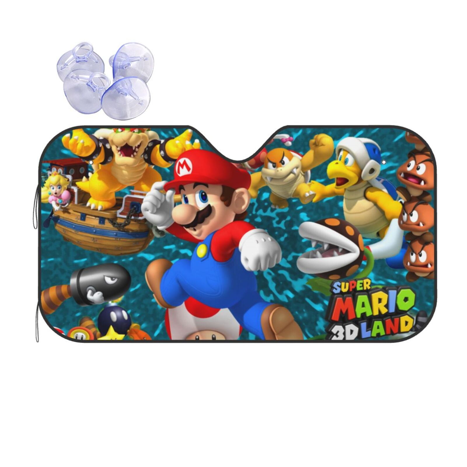 Super Mario Brothers Car Sunshade Automotive Front Window Visor Keep ...
