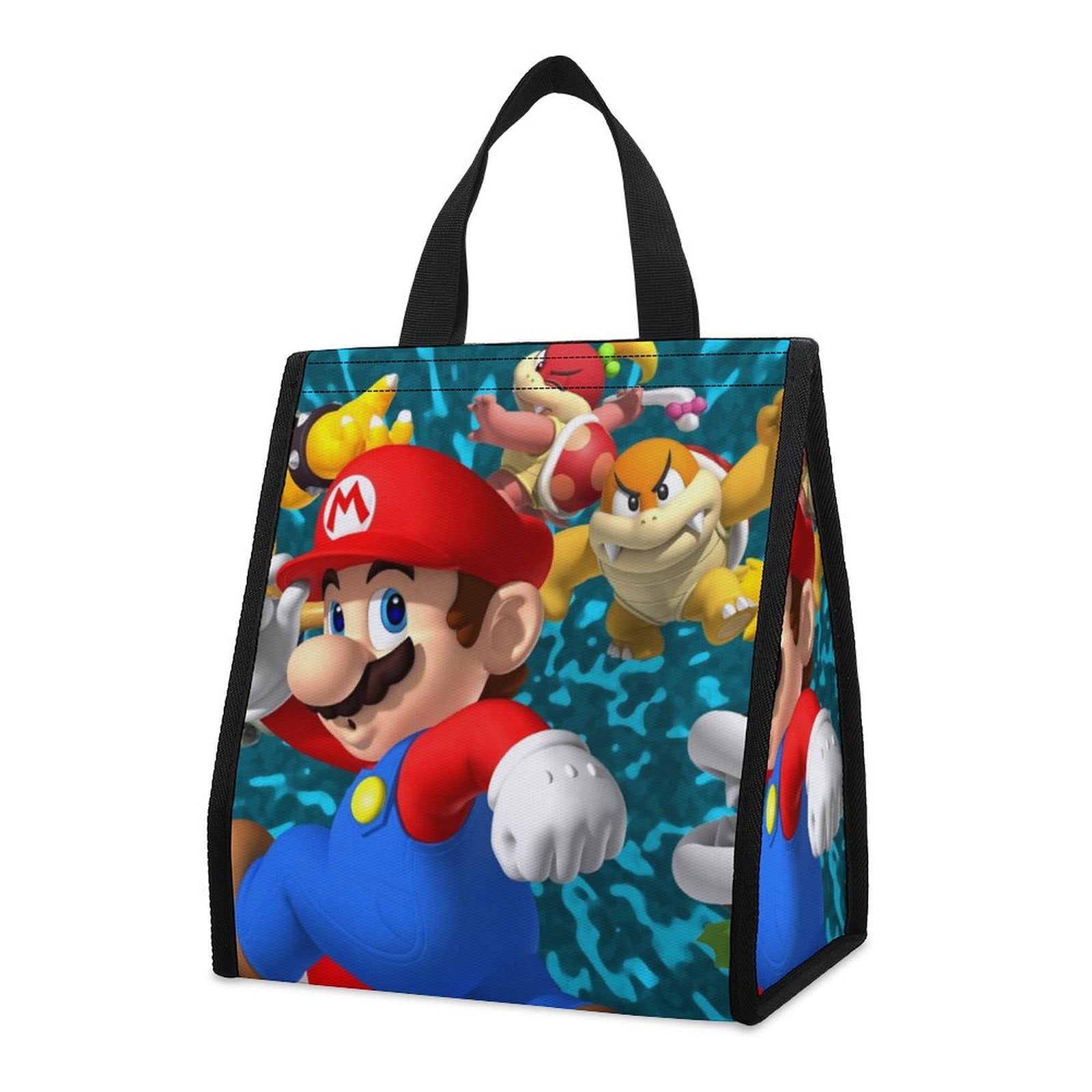 Super Mario Brothers Folding Insulated Lunch Bag Portable Lunchbag ...