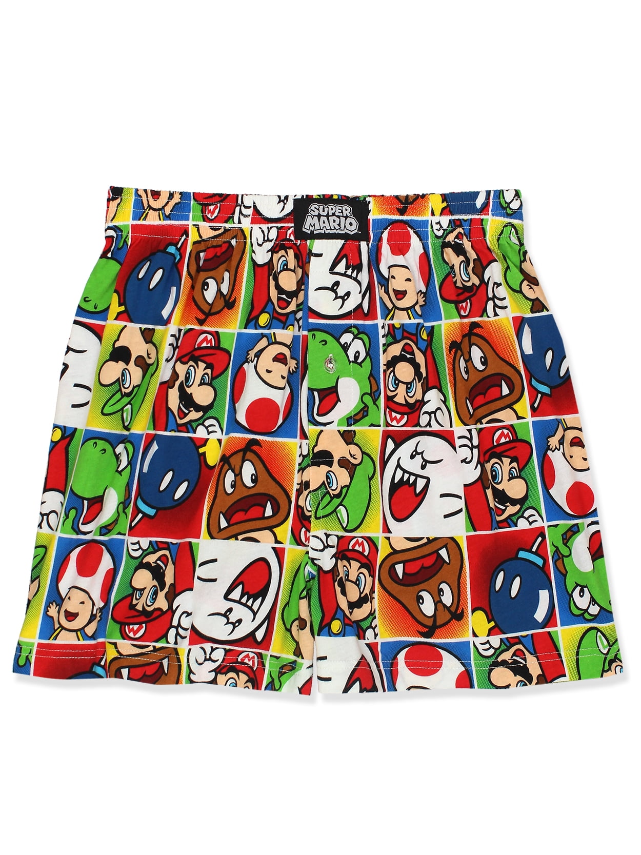 Super Mario Brothers Luigi Comic Men's Male Boxer Lounge MF21602BX ...