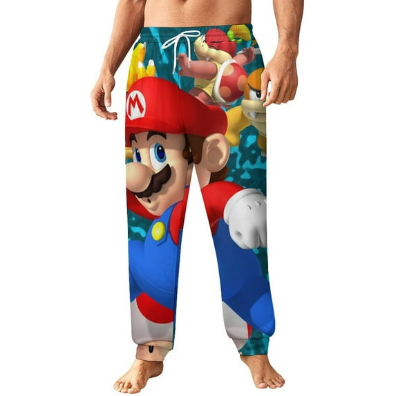 Super Mario Brothers Men's Sweatpants Trousers 3D Printed Joggers Track ...
